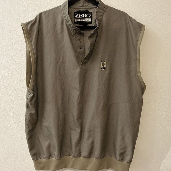 zero restriction | Jackets & Coats | Vtg Zero Restriction Golf Tour Lite Vest Mens Xl Khaki Tan ...